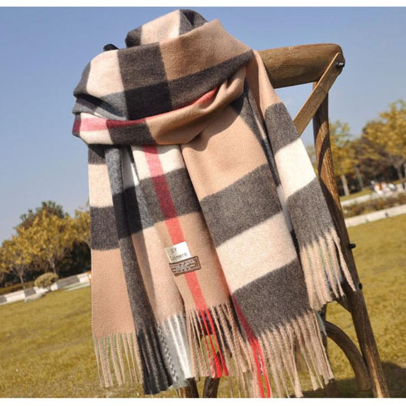 Buy Autumn and Winter New Scarf Female British Bagh Bristled Cashmere ...