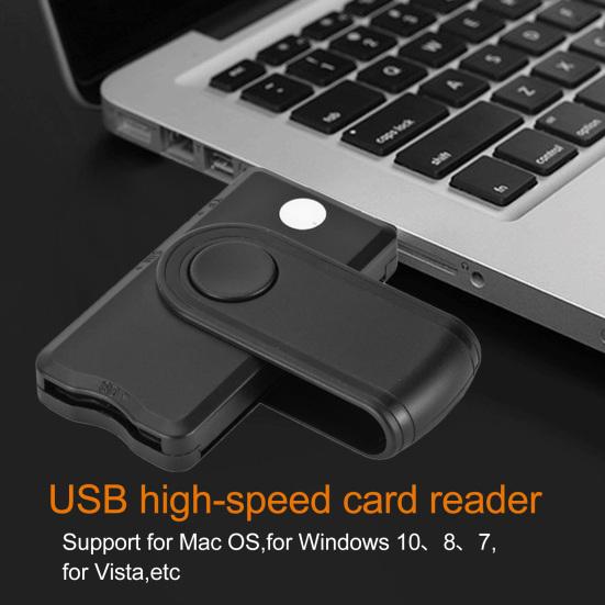 Mini Multi-function Large Storage Plastic Card Reader Holder for ...