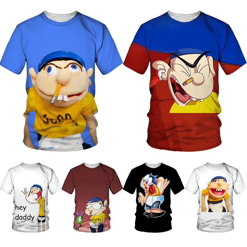 Buy Kids T-shirt 3D Print Jeffy The Puppet Graphic T Shirt Cool ...