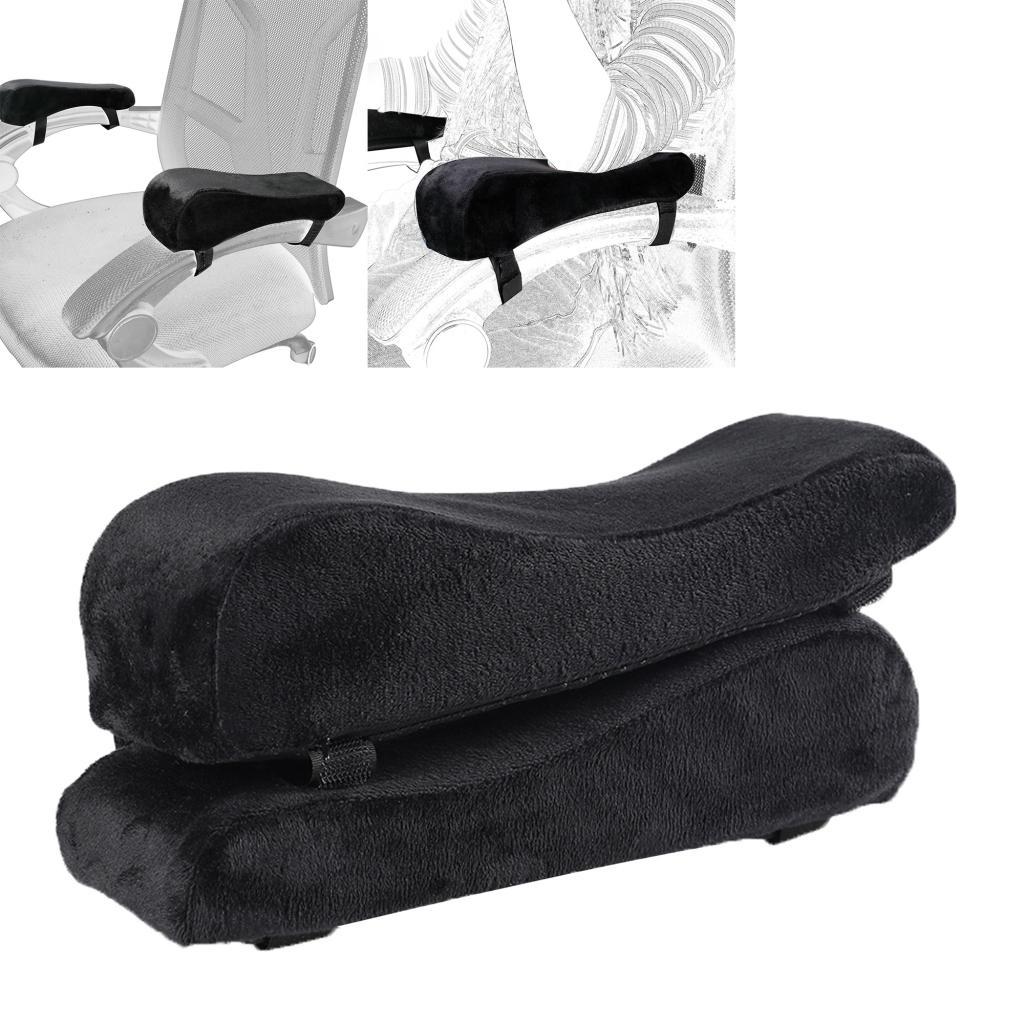 Buy Chair Armrest Pads and Memory Foam Elbow Pillow for Forearm ...