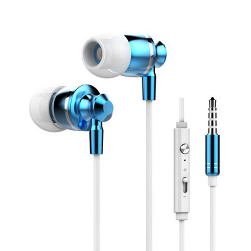 Buy Multifunctional Wired Headphones Subwoofer Android MP3 Wire Control ...