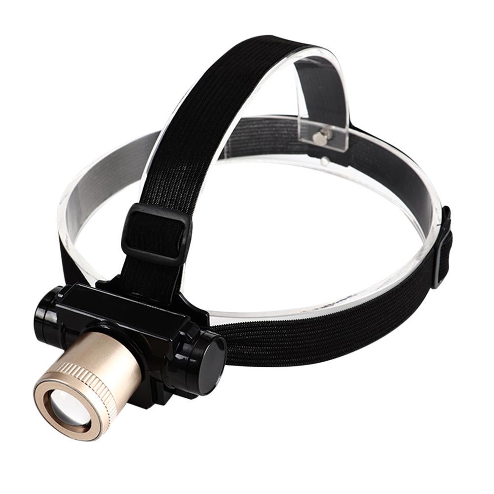 Buy T6 LED Headlight Telescope Zoomable Rechargeable Headlamp Torch w ...