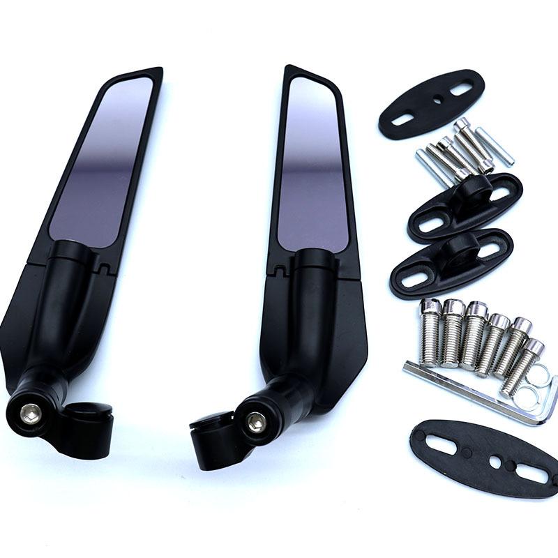 Cheap REALZION Motorcycle Mirror Modified Wind Wing Adjustable Rotating ...