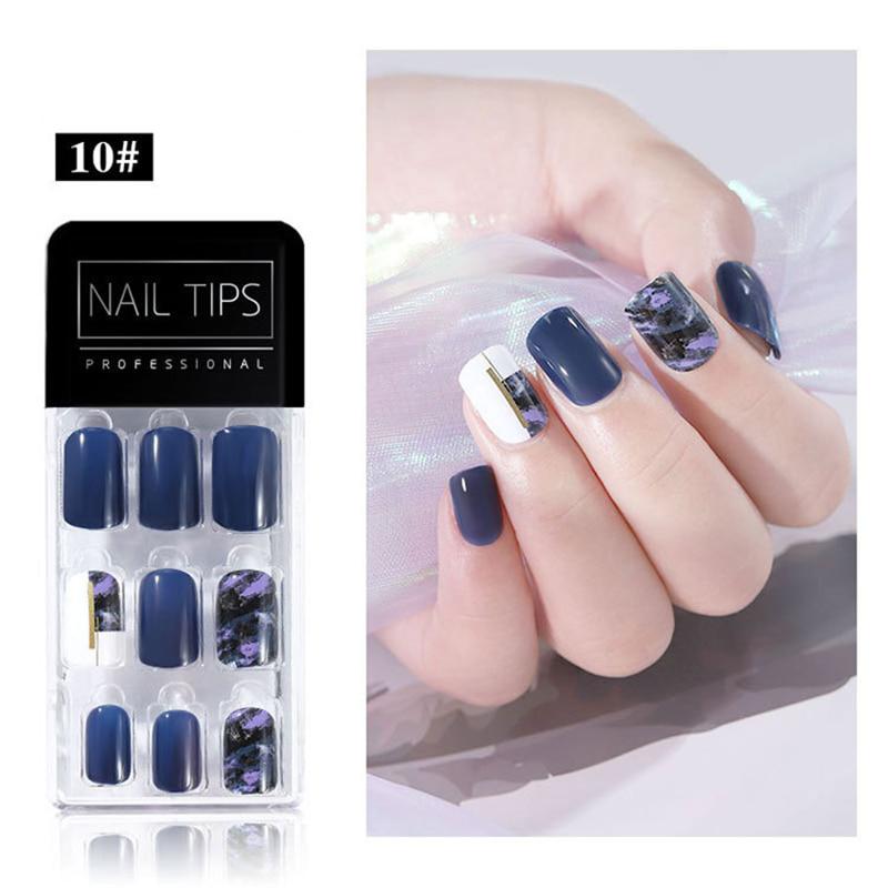 Cheap 30Pcs Fake Nails Press On Nails Medium False Nails Full Cover ...