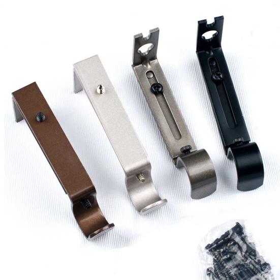 💰Kaufe Einstellbare Eisen Fenster Vorhang Stange Halterung Halter Drape ...