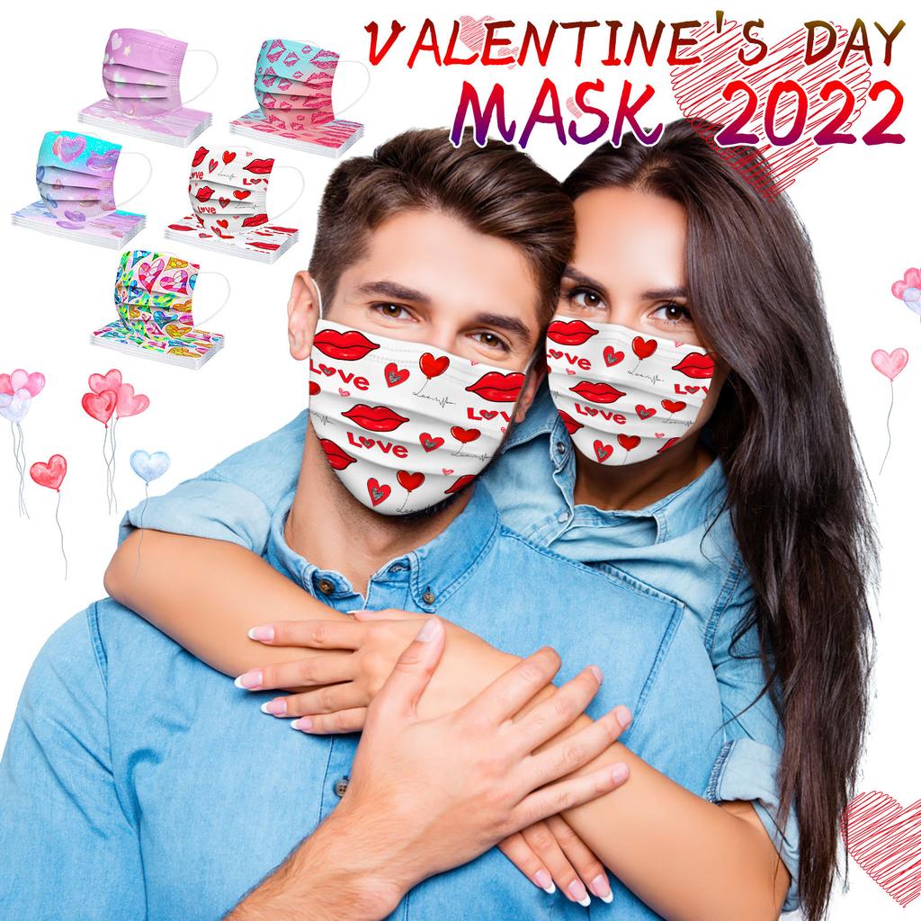 Satın alın Valentine's Day Adult Printing Breathable Disposable Three ...