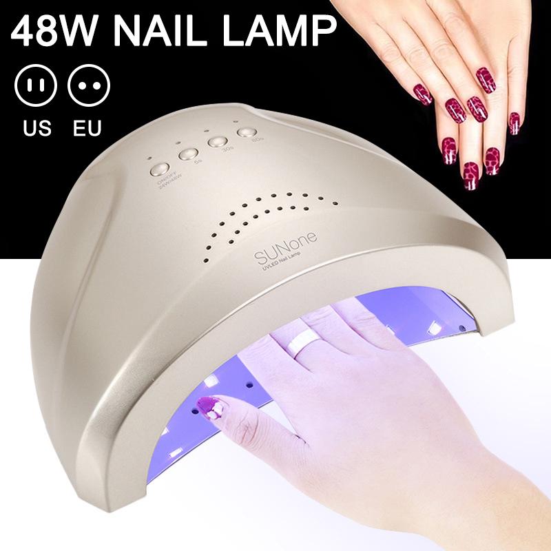 Buy 24/48W Nail Dryer 30 Leds UV Lamp Fingernail Toenail Gel Polish ...