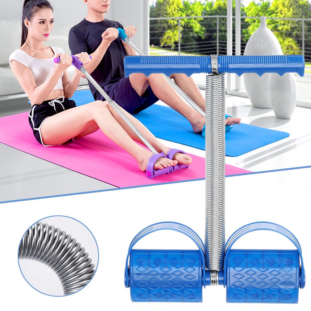 Fitness Elastic Sit Up Pull Spring Rope Abdominal Exerciser Equipment ...