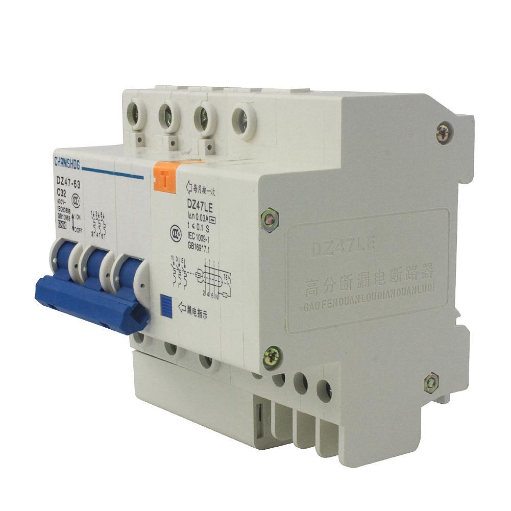 DZ47le-63/3P+N Mini Leakage Overload Protection Circuit Breaker Home Switch-buy at a low prices ...