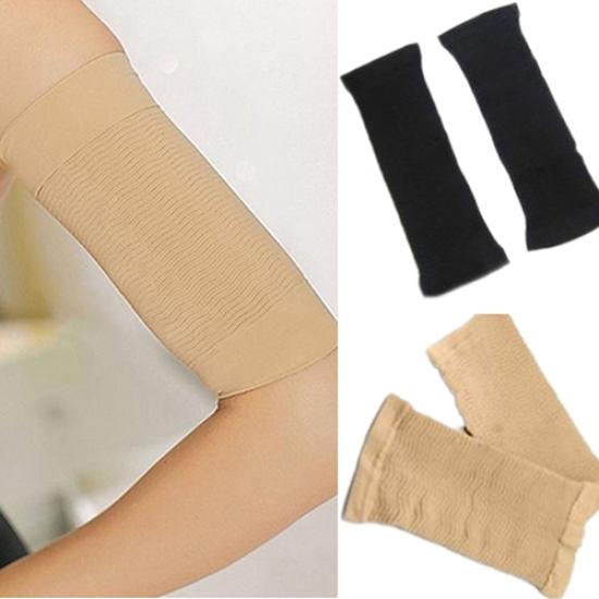 Buy Women's Fat Burning Upper Arm Shapers Slimmers Wrap Belts Elastic ...