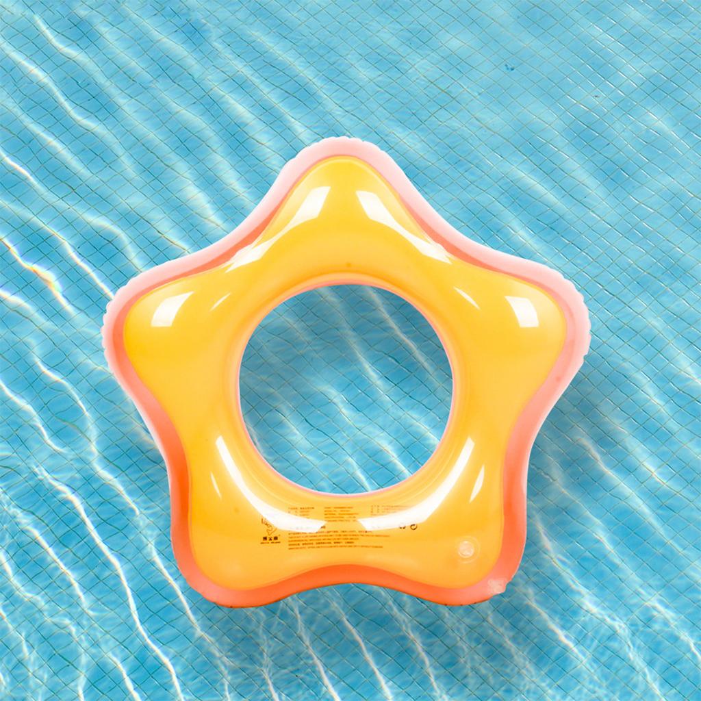 Buy Inflatable Pool Floats Star-Shaped Swim Ring For Kids Adults at ...