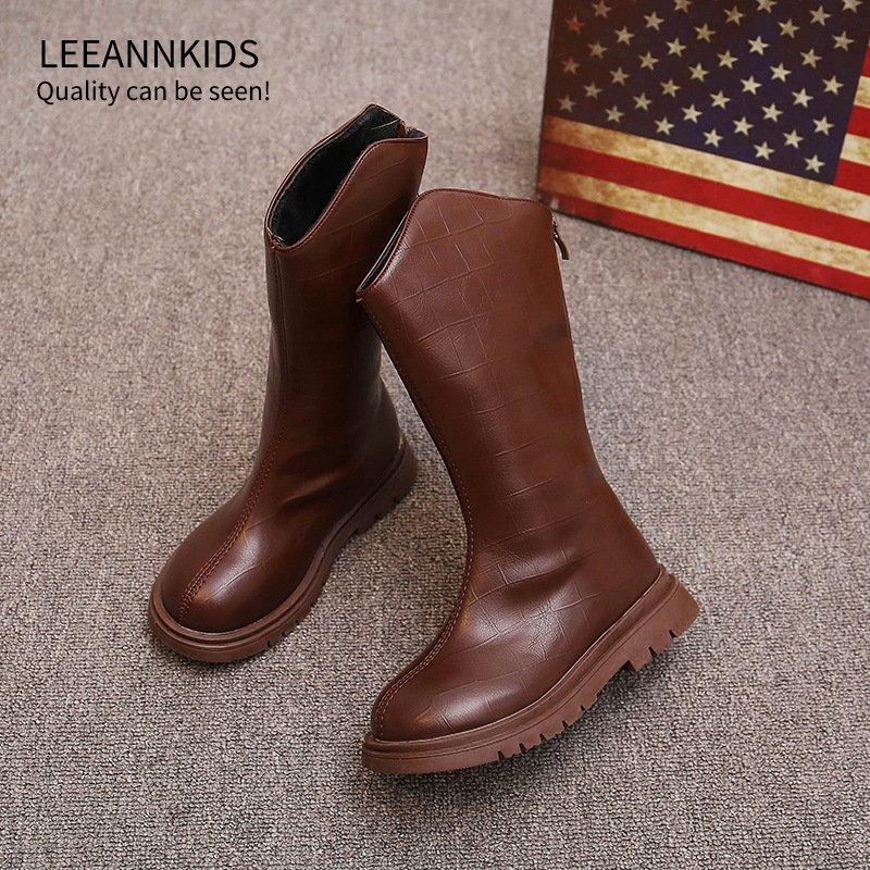 Buy Warm Plush Children Boots Girls Winter Leather Boots Fashion Soft ...