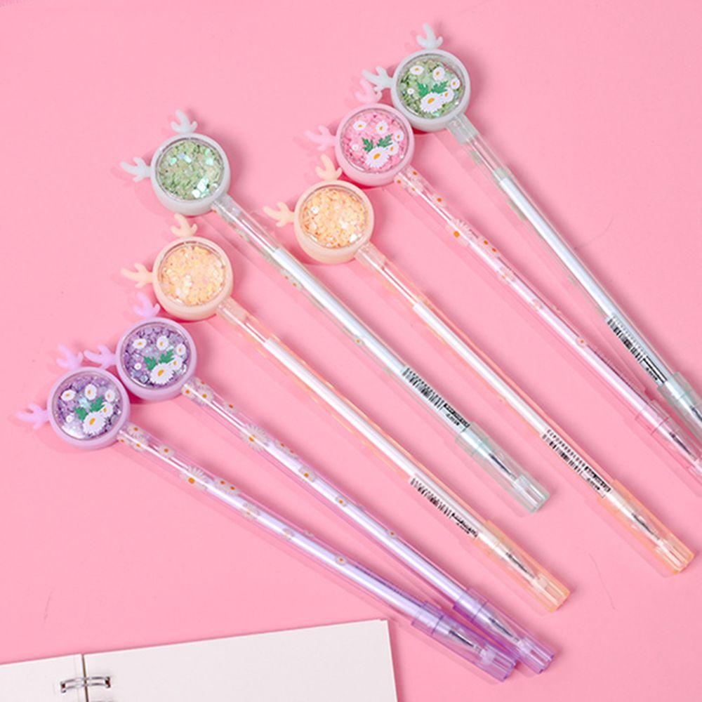 Satın alın fresh Student pen Stationery Daisy Fawn sequin gel pen ...