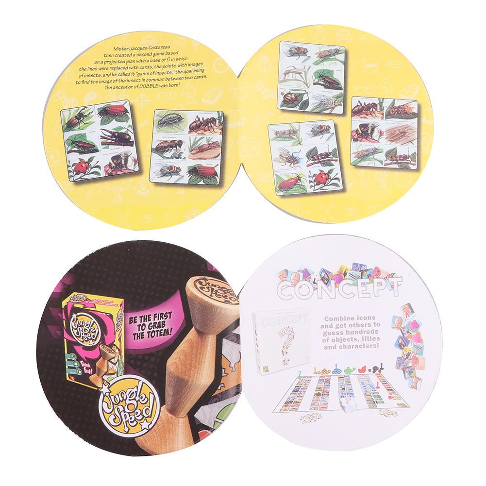 Buy 55pcs Dobble Card Game Family Party Entertainment Kids Playing ...