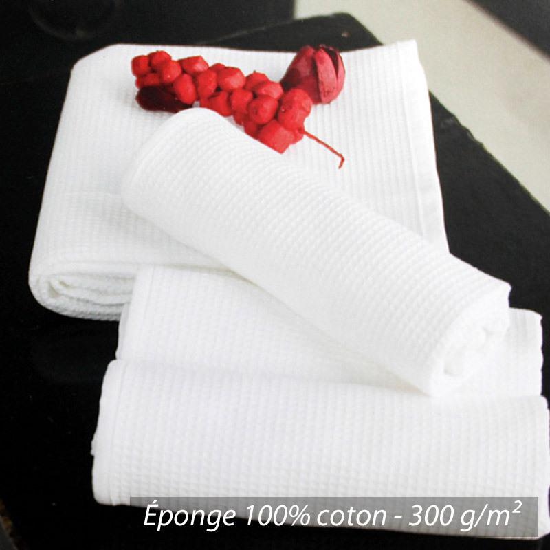 Buy Drap de douche 70x140 cm nid d'abeille PURE WAFFLE 300 g/m² ...