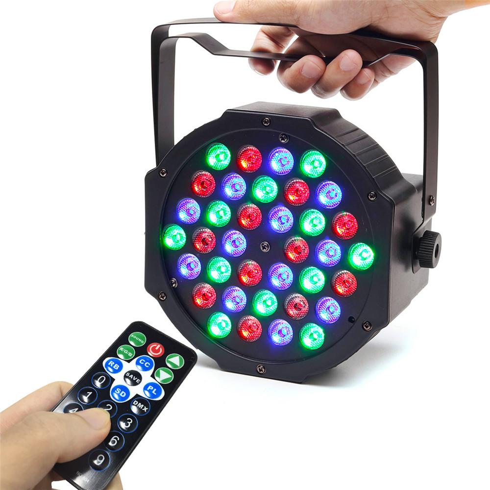 Buy 36 LED Sound/ Auto/ Remote Control RGB DJ Disco Laser Stage Light ...