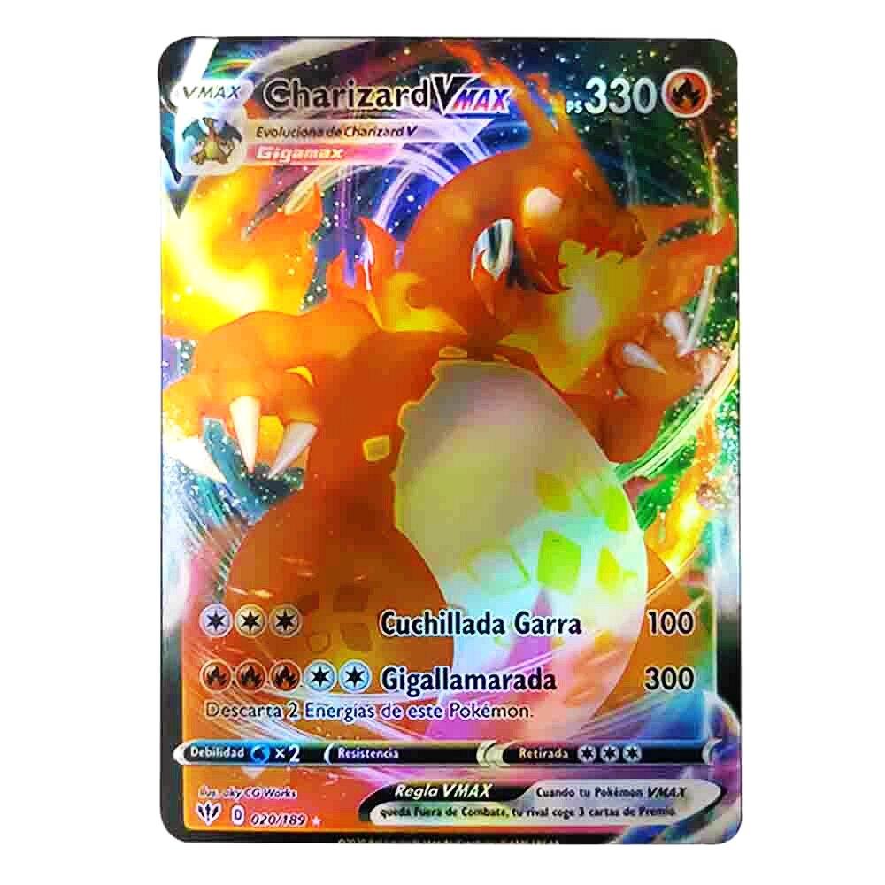 Buy 55pcs Spanish Pokemon Cards VMAX Shining Trainer Holographic ...