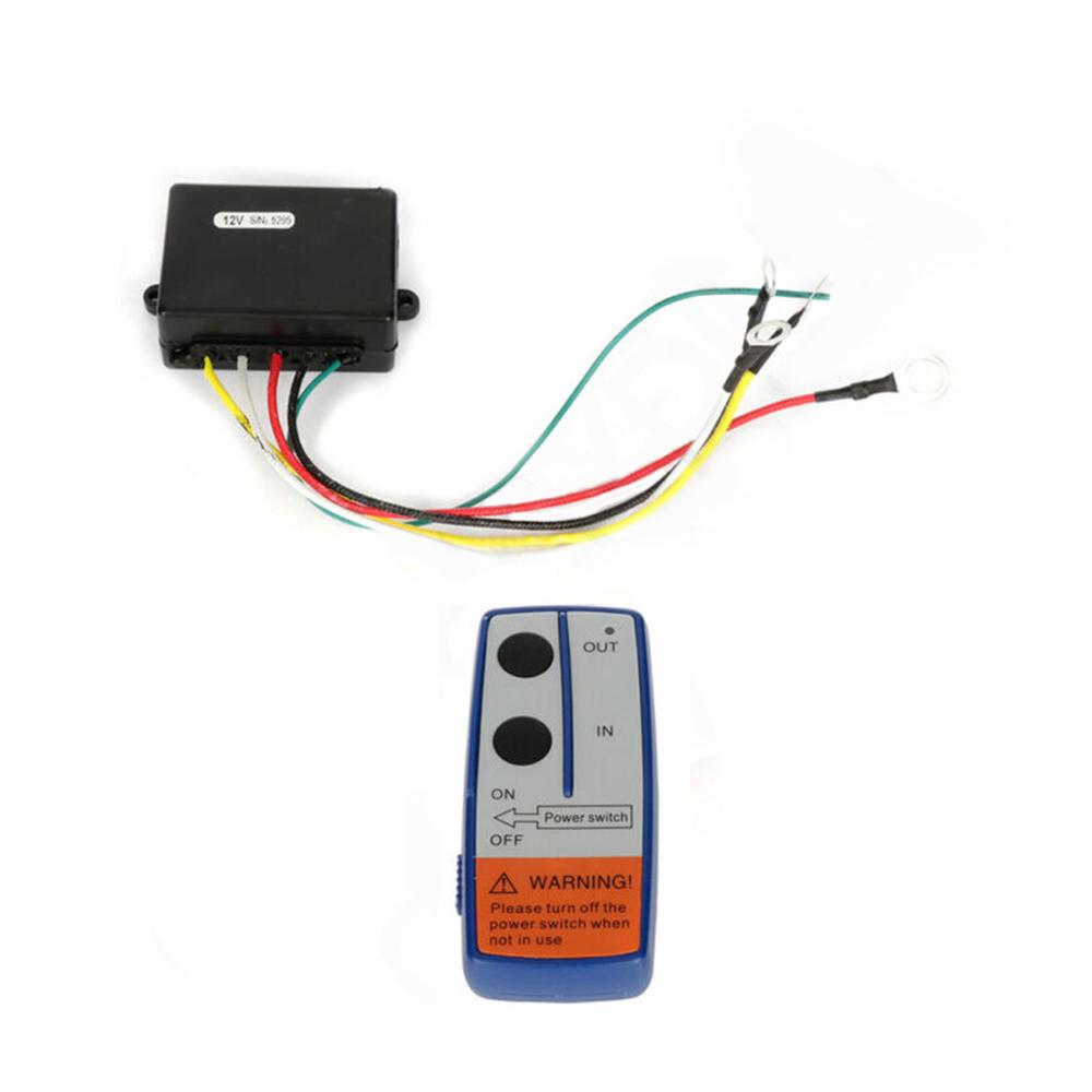 Cheap 12V Universal ATV SUV Electric Winch Wireless Remote Control ...