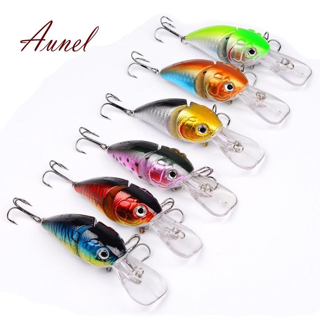 Buy Fish Fishing Hard Lures Floating Popper Hooks Bait Tool 3D Eye ...