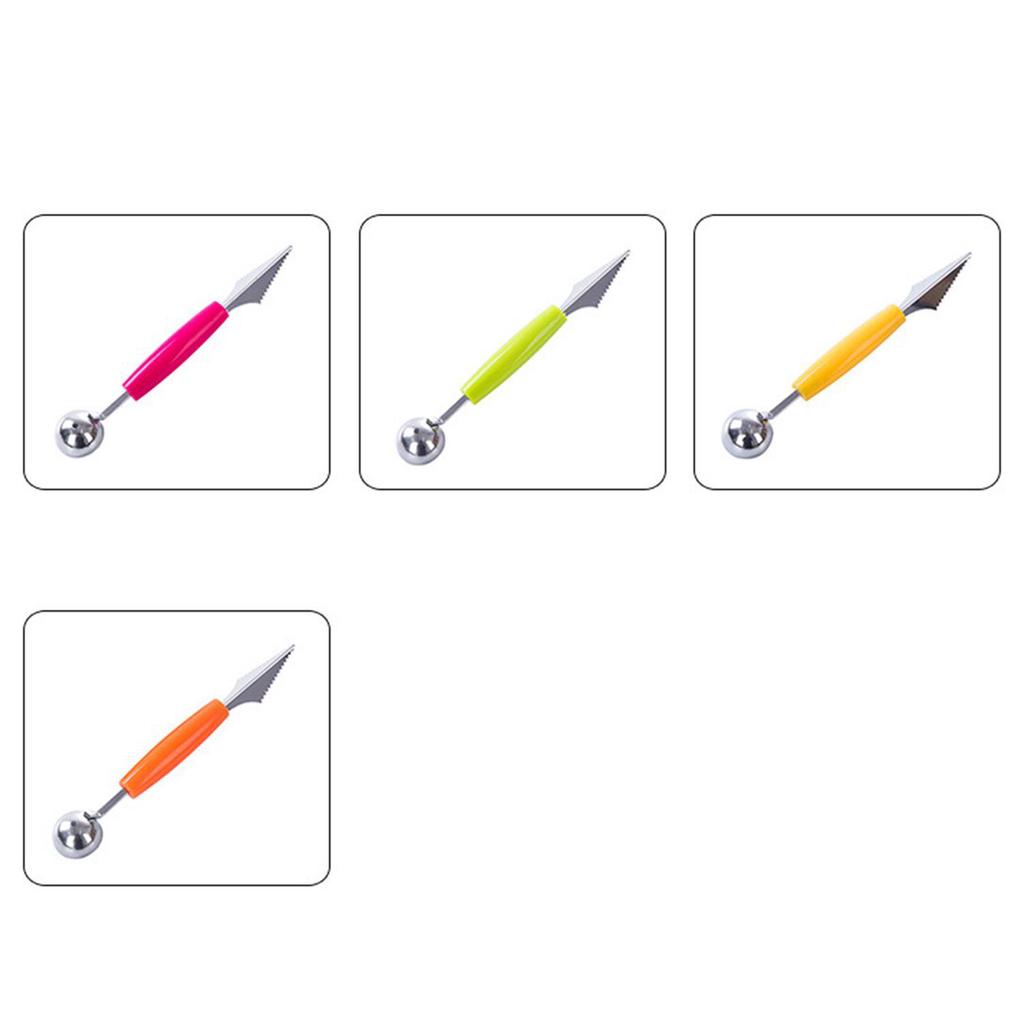 Buy Double-headed Stainless Steel Watermelon Digging Ball Fruit Digging ...