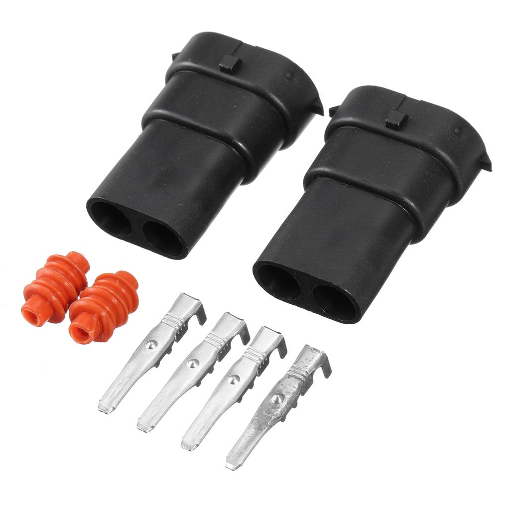 Buy 1 Pair H8 H9 H11 880 881 Male Connector HID/LED Plug Socket Adaptor ...