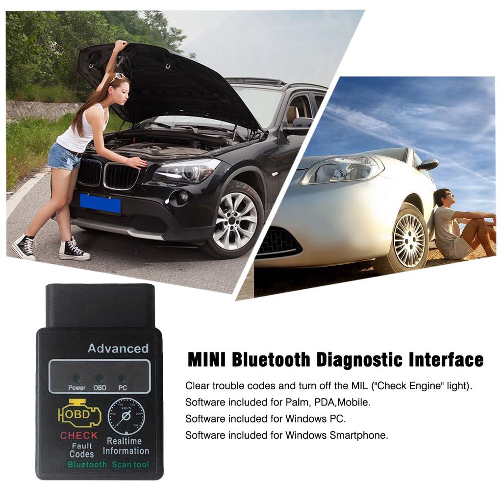 Buy AP Mini ELM327 OBDII OBD-II OBD2 Advanced Car Auto Diagnostic Tool ...