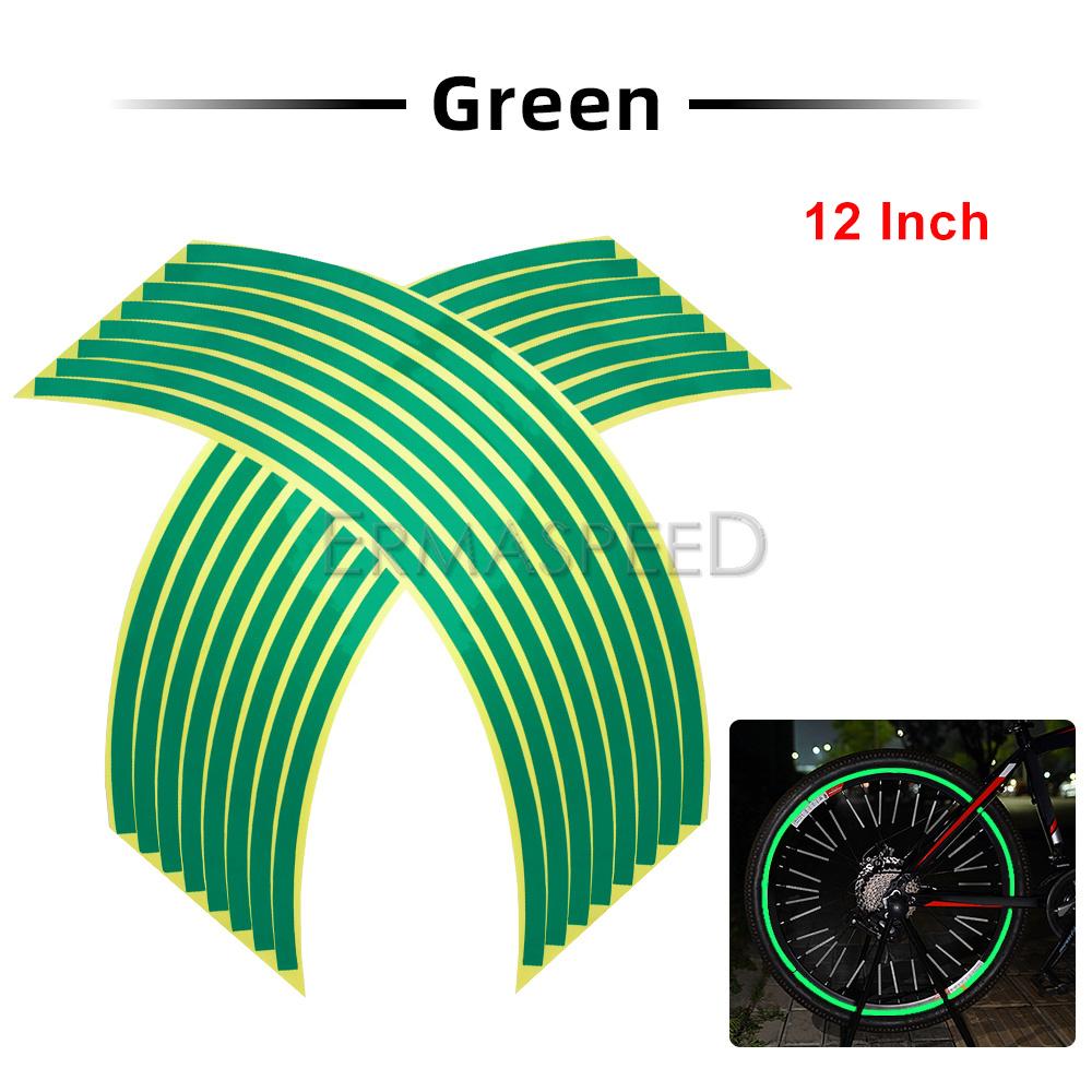 Cheap 12''18'' Motorcycle Wheel Sticker Reflective Rim Stripe Tape Bike ...