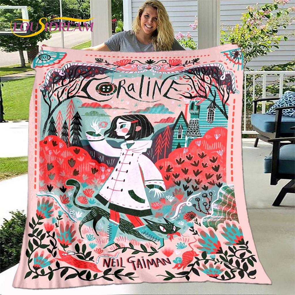 Buy 3D Cartoon Coraline Blanket,Flannel Blanket Throw Blanket,Children ...
