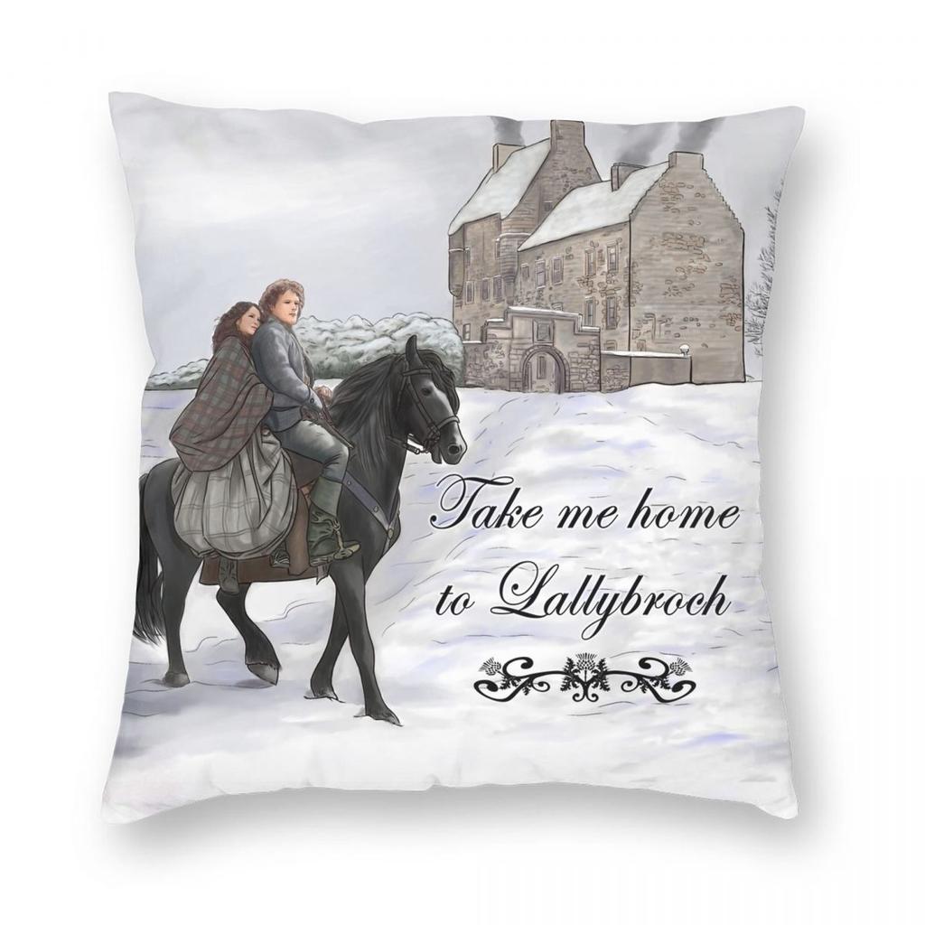 Cheap Take Me Home To Lallybroch Outlander Square Pillowcase Polyester ...