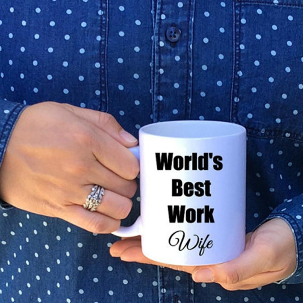 Buy World 'S Best Work Wife Mug Work Wife Gift Work Wife Work Husband ...