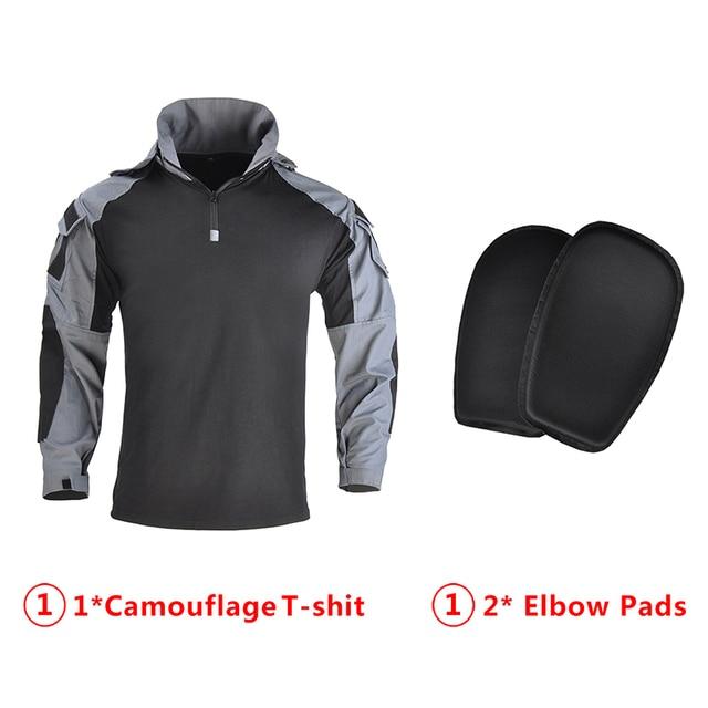 Cheap Tactical Military Suits With Pads Work Cloth Camouflage Unifrom ...