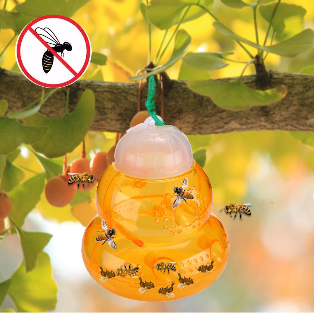 Buy Reusable Garden Tool Insect Killer Bee Catcher Wasp Trap Honey Pot ...