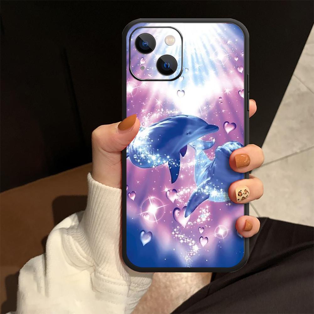 Buy Animal Dolphin Cute Phone Case Cover Cell For Iphone Samsung Galaxy ...