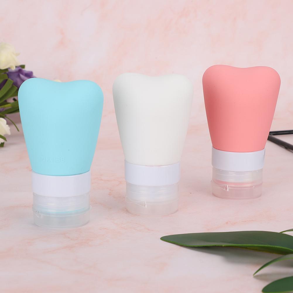 Buy 3Pcs/Set 55ml Portable Mini Soft Silicone Liquid Bottle Shampoo ...