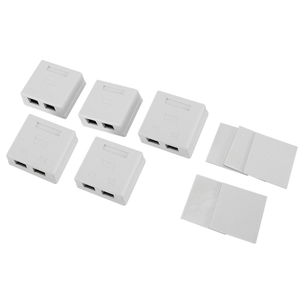 Buy RJ45 Network Socket - Shielded Surface Mounted Double Wall Socket ...