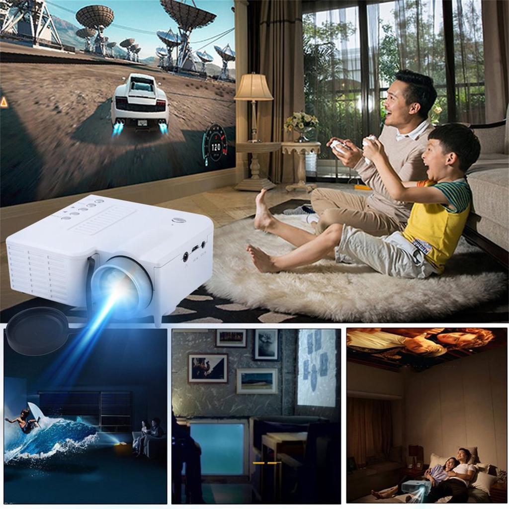 Buy UC28A Mini Portable LED Projector 1080P Multimedia Home Cinema ...