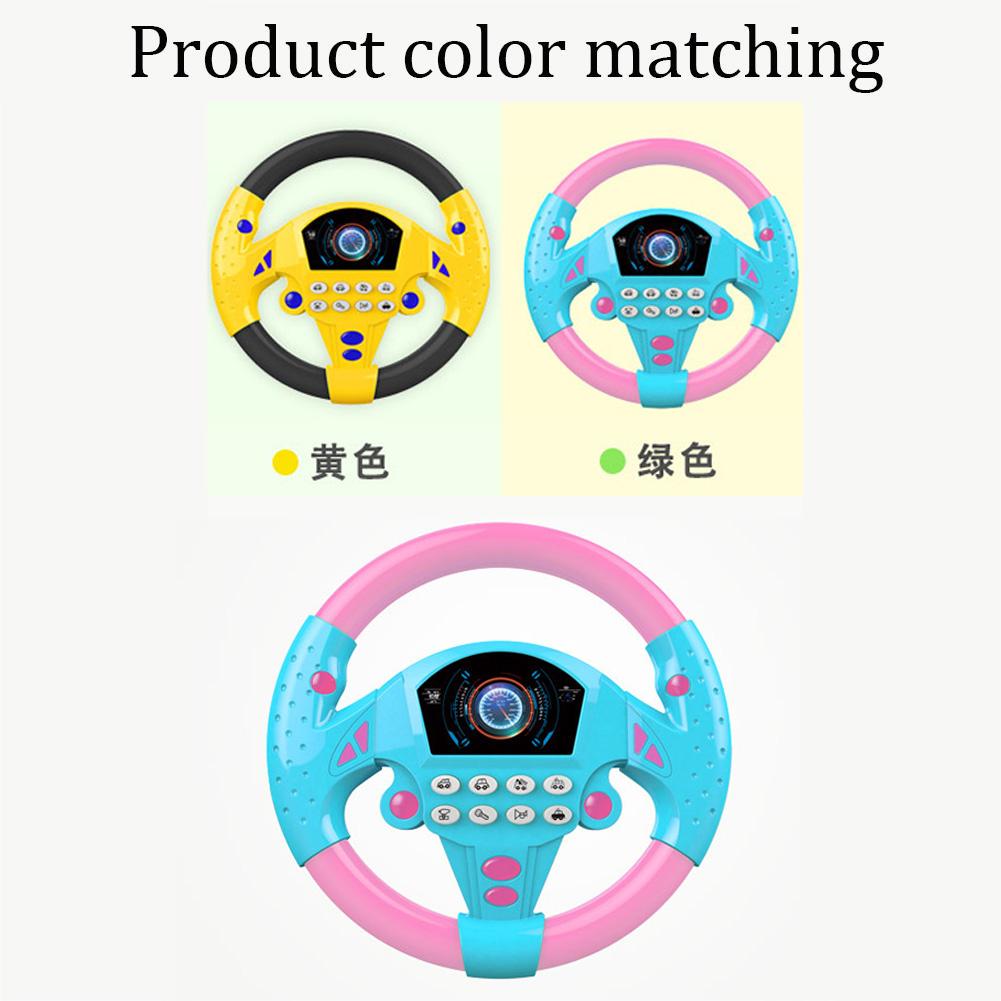 Buy Electric Musical Copilot Stroller Steering Wheel Child Baby ...