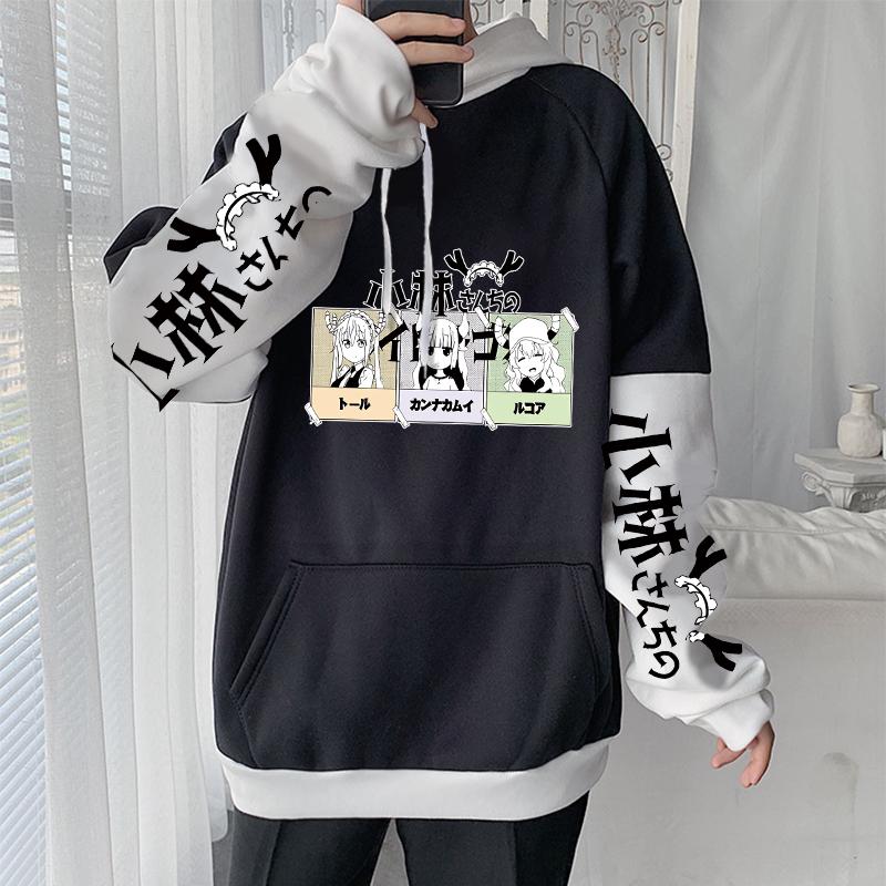 Buy Miss Kobayashi's Dragon Maid Tohru Joi Elma Anime Harajuku Hoodies ...