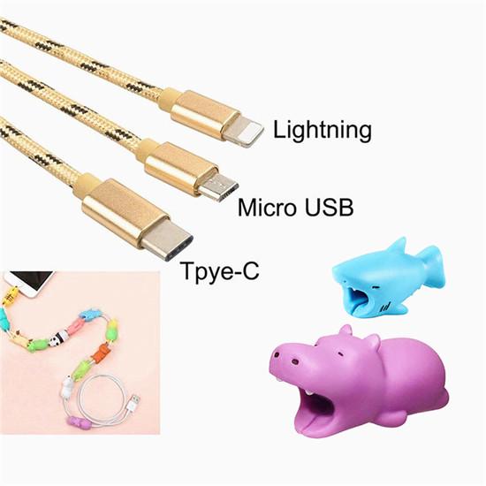 Buy Cable Protector For Phone Protege Cable Animal Cable Bite Phone ...