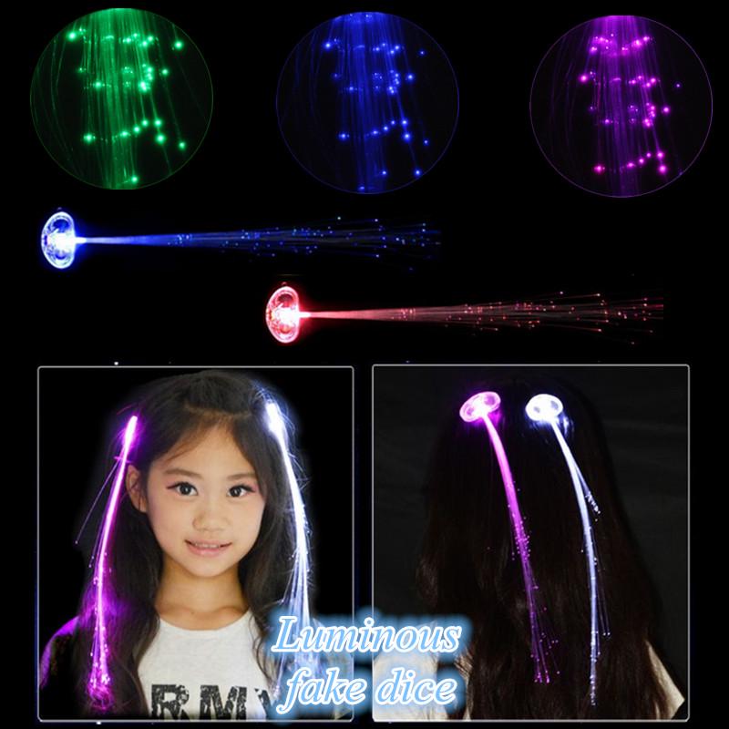 Buy LED Wigs Hair Styling Tool Party Decoration Ligth Up Show Glow In ...