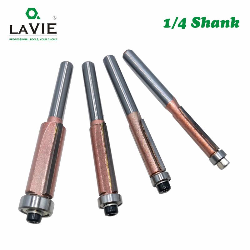 Cheap LAVIE 1pc Superior 1/4" Shank Flush Trim Router Bit Straight Wood ...