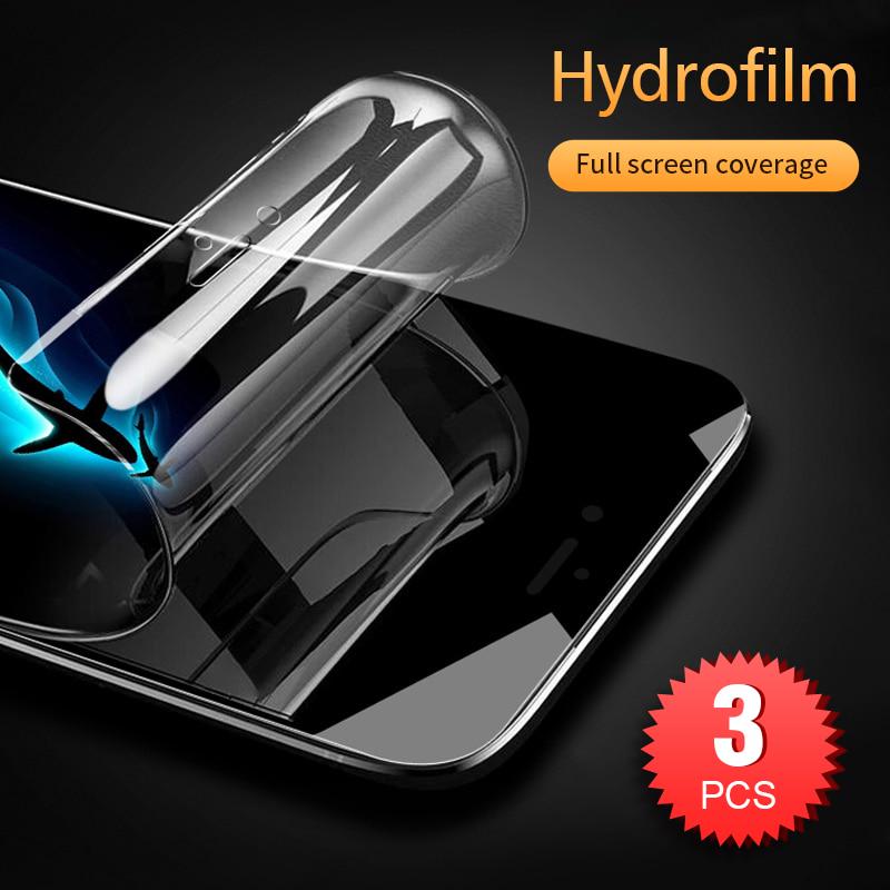 Buy 3pcs For Huawei P40Lite Y5P Y6P Y8P Full Cover Hydrogel Film Screen ...