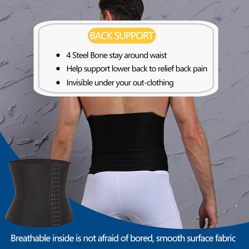 Buy Men Waist Trimmer Belt Slimming Underwear Shaper Fat Burner Workout ...