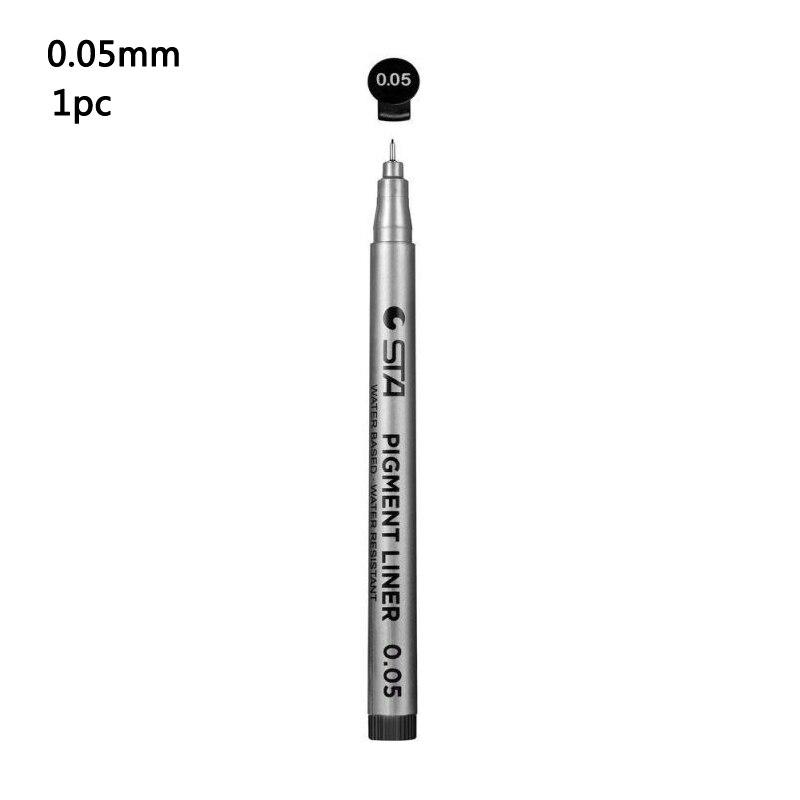 Buy Black Pigment Ink Micro Pens Waterproof Drawing Pen for Artist ...