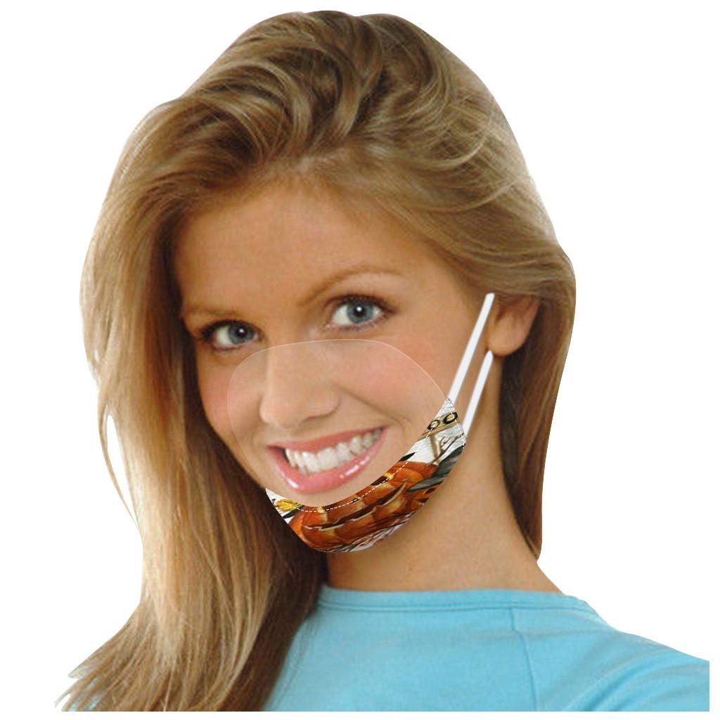 Buy 1PC Halloween Mini Shield Washable Reusable Comfortable Transparent ...