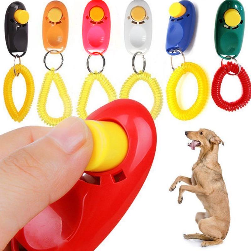 Buy Hot Pet Supplies Multicolor Animal Training Dog Tools Clicker at ...