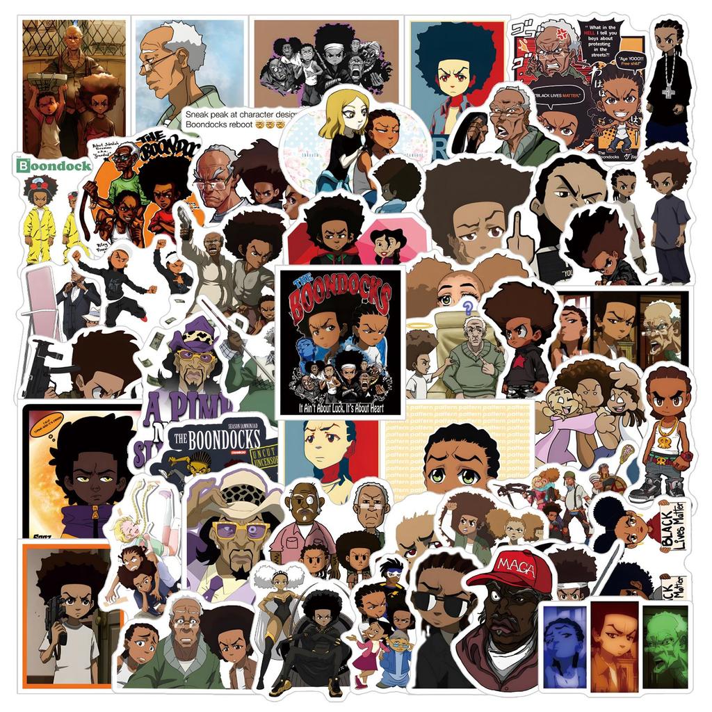 Buy 30/50PCS The Boondocks Cartoon Anime American Animation Graffiti ...