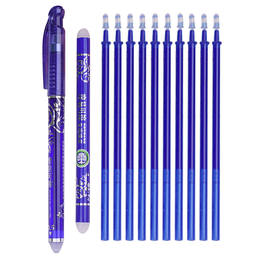 Buy Erasable Pen Blue Gel Pen Refills for Pen 0.5mm Gel Ink Pens School ...