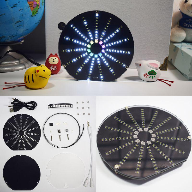 Cheap LED Circular Audio Visualizer Music Spectrum Display DIY Kit ...
