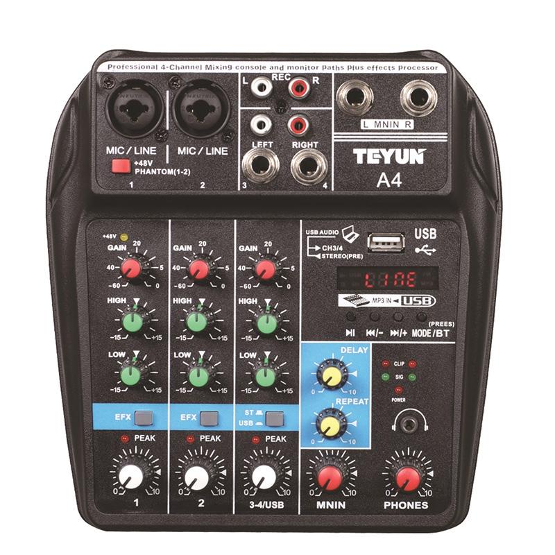 Satın alın Teyun 4-Channel Mixer Outdoor Conference Audio USB Bluetooth ...